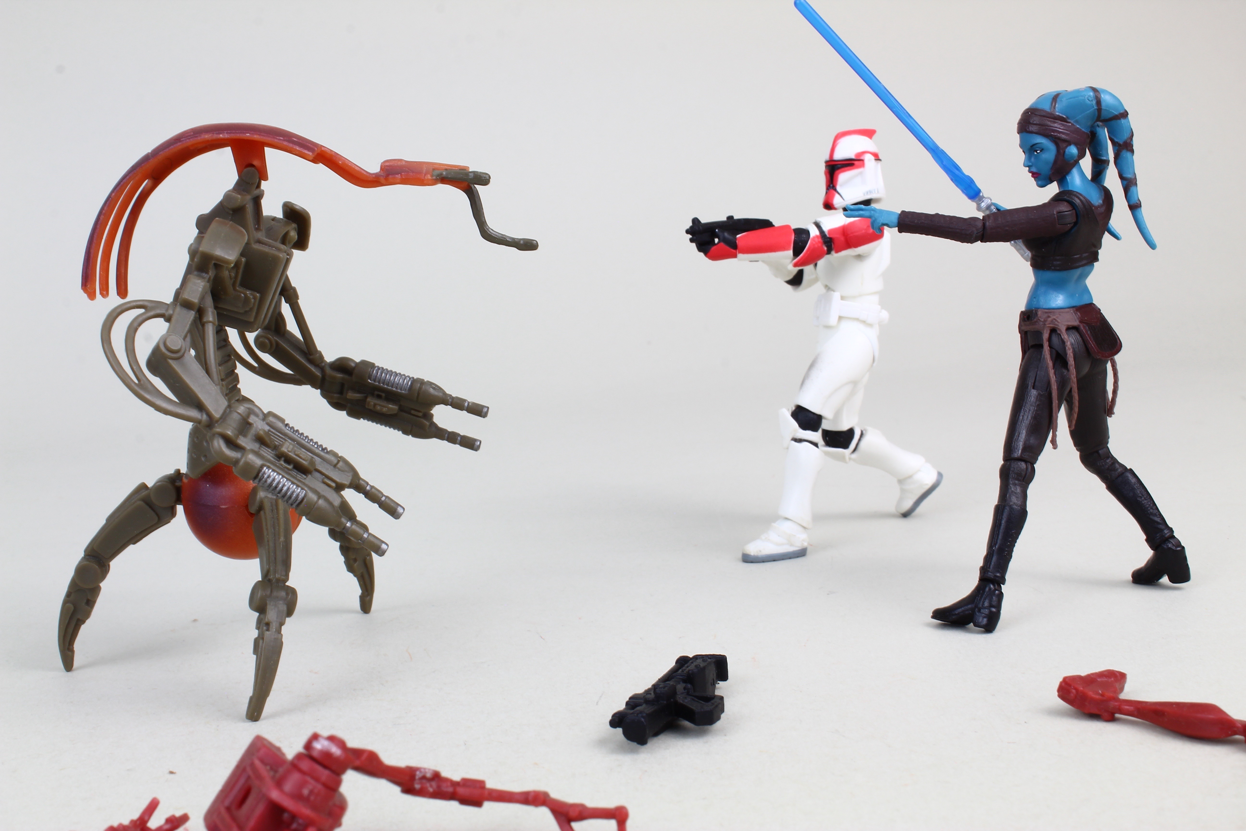 REVIEW AND PHOTO GALLERY: Star Wars Clone Wars CW - Destroyer Droid ...