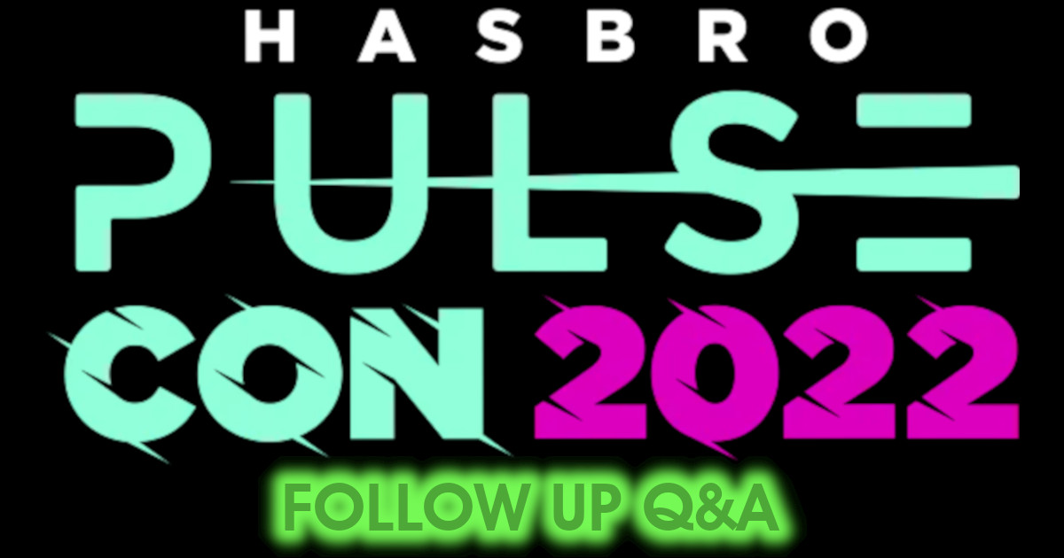 Hasbro Star Wars Brand Team Pulse Con 2022 Follow Up Q&A